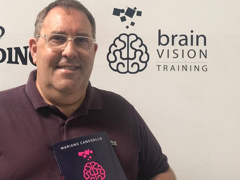 Mariano Canegallo presentó su libro Brain Vision Training - Mercado Fitness